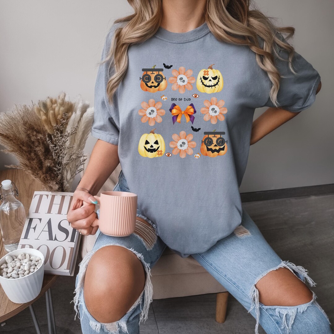 Optometry Girly Halloween Shirt, Comfort Colors Optician Gifts ...