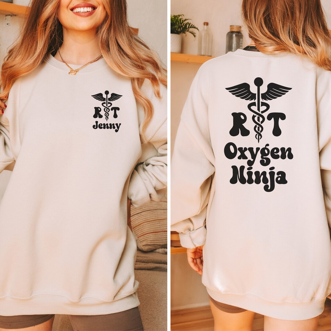 Personalized Respiratory Therapist Sweatshirt, Lung Therapist Sweater ...
