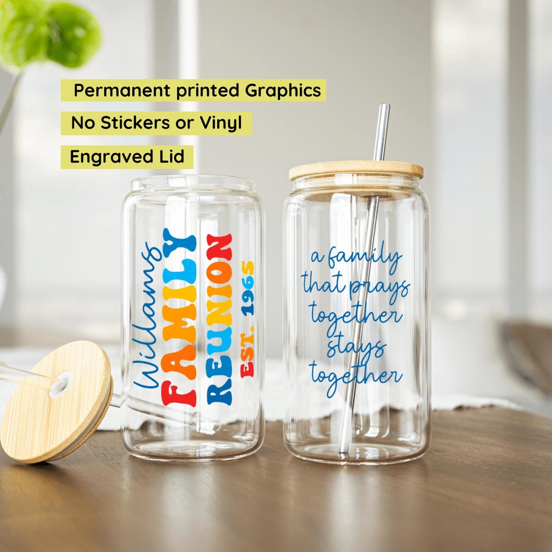 Personalized Christian Family Reunion Tumbler With Lid and Straw Cup ...
