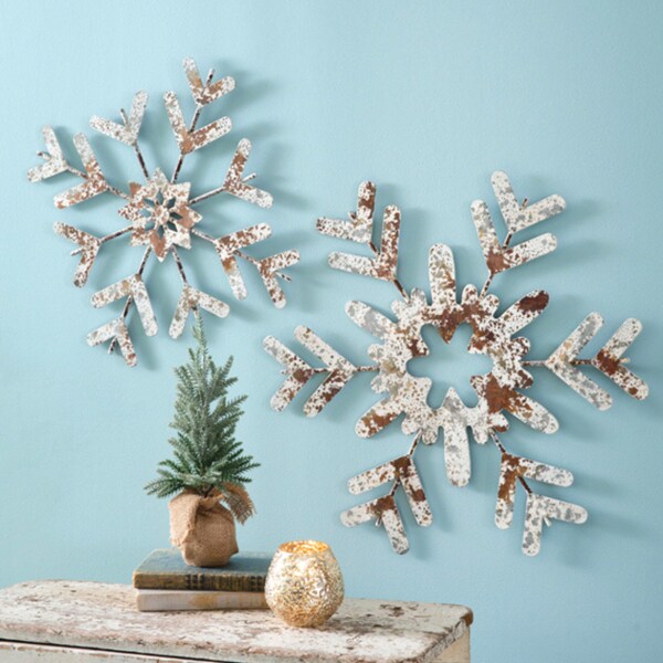 Metal Snowflakes - Etsy