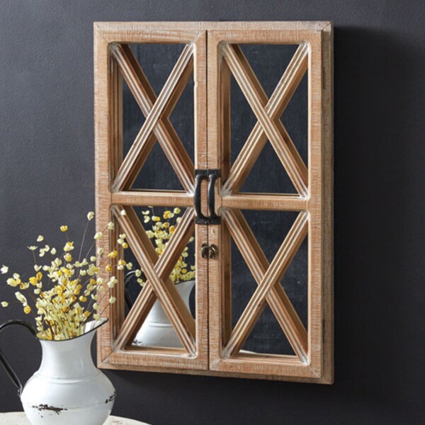 Window Mirror With Shutters - Etsy