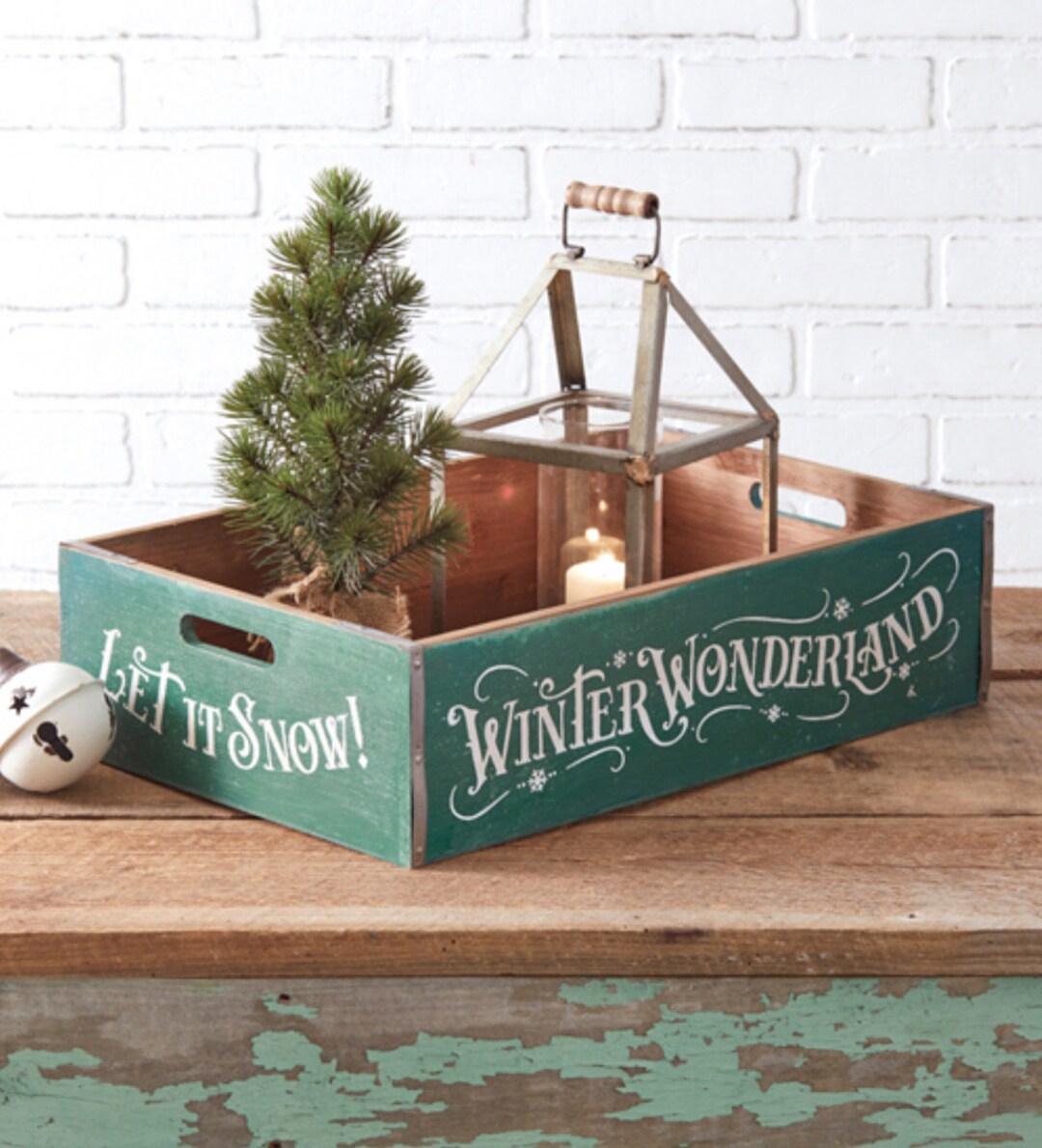 Winter Wonderland Vintage Inspired Holiday Crate - Etsy
