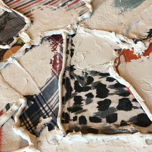 Collage on Canvas Mixed Media - Etsy