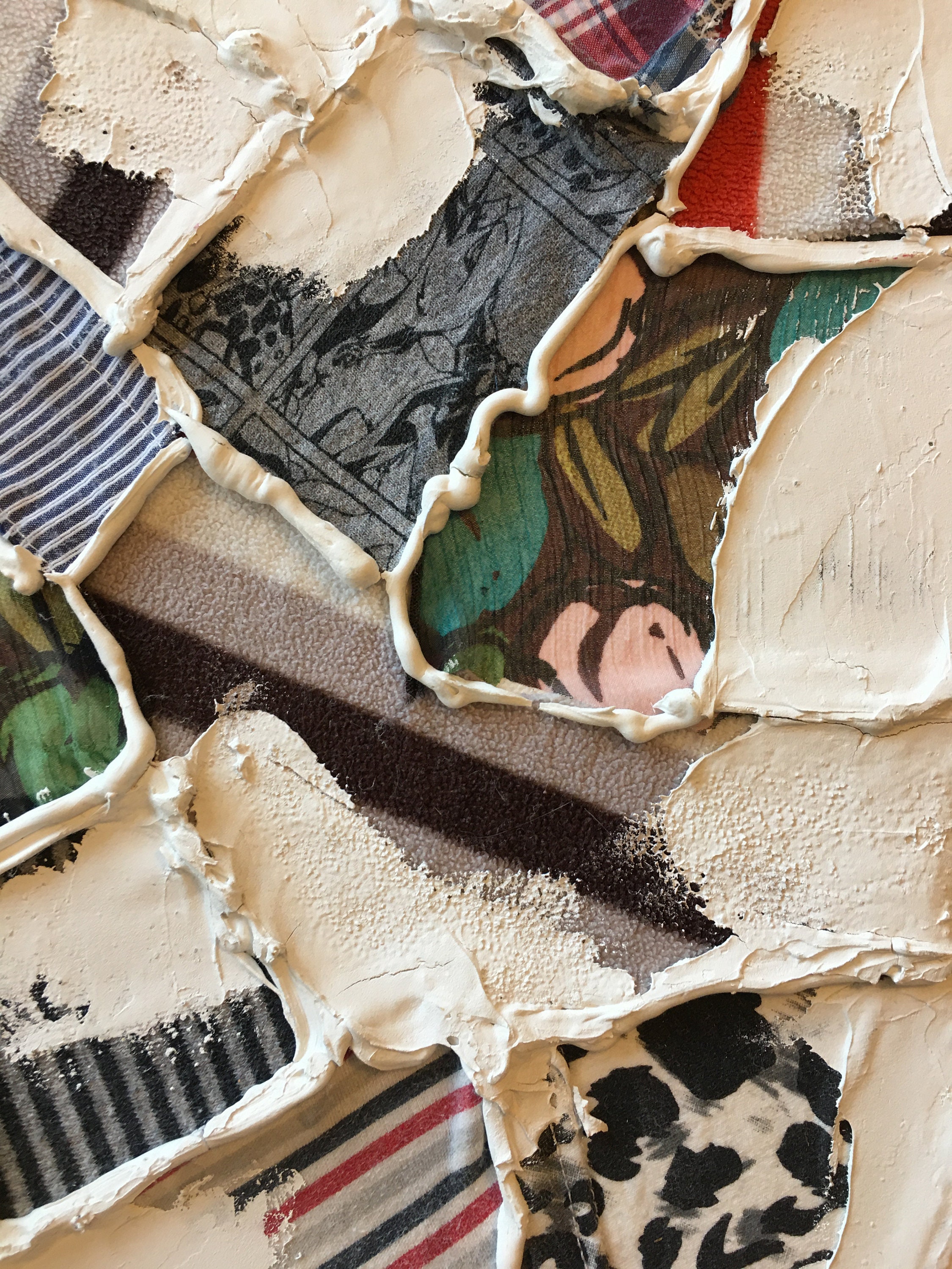 Collage on Canvas Mixed Media - Etsy