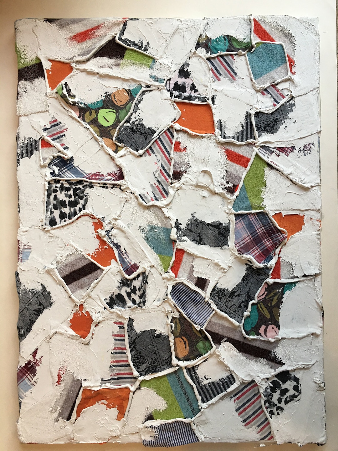 Collage on Canvas Mixed Media - Etsy