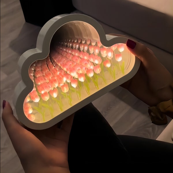 Tulip Cloud Mirror - Etsy