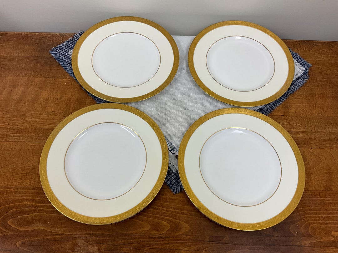 4 Minton K-159 Buckingham Dinner Plates 10.5” Heavy Gold Rim - Etsy
