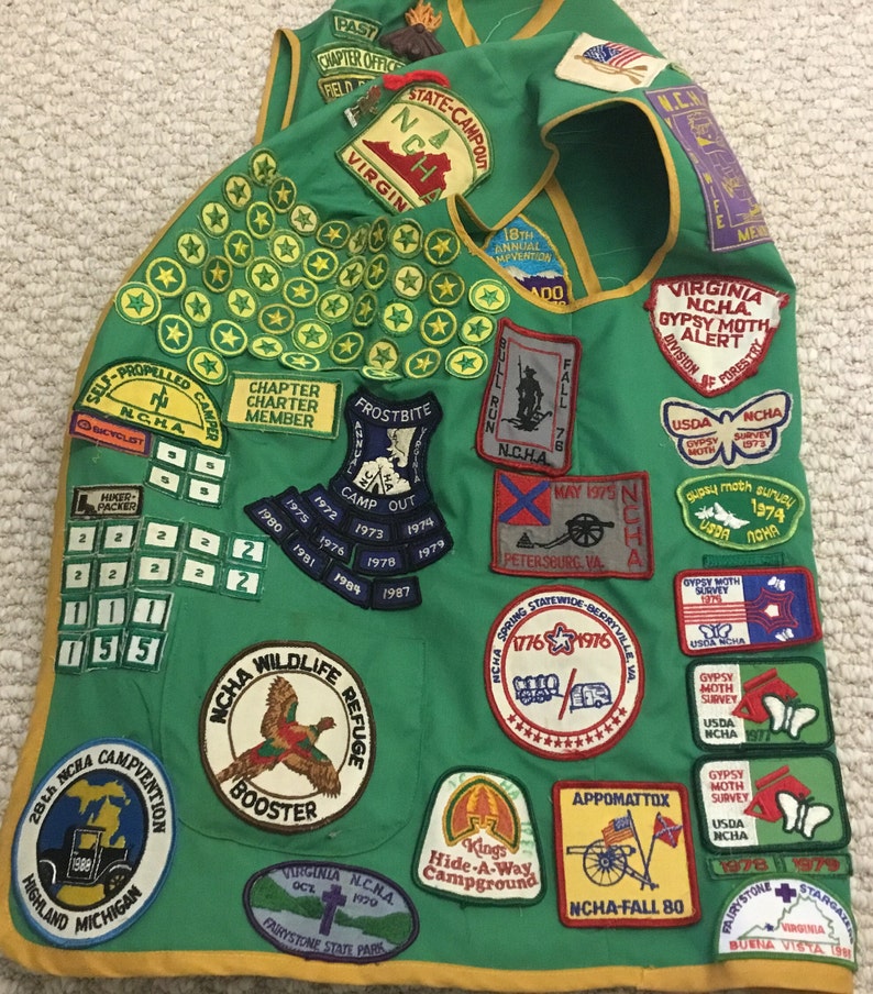 NCHA National Campers & Hikers Officer Charter Member Patch - Etsy