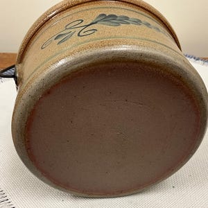 Vintage Rowe Pottery Historical Collection 2004 Stoneware Crock With ...