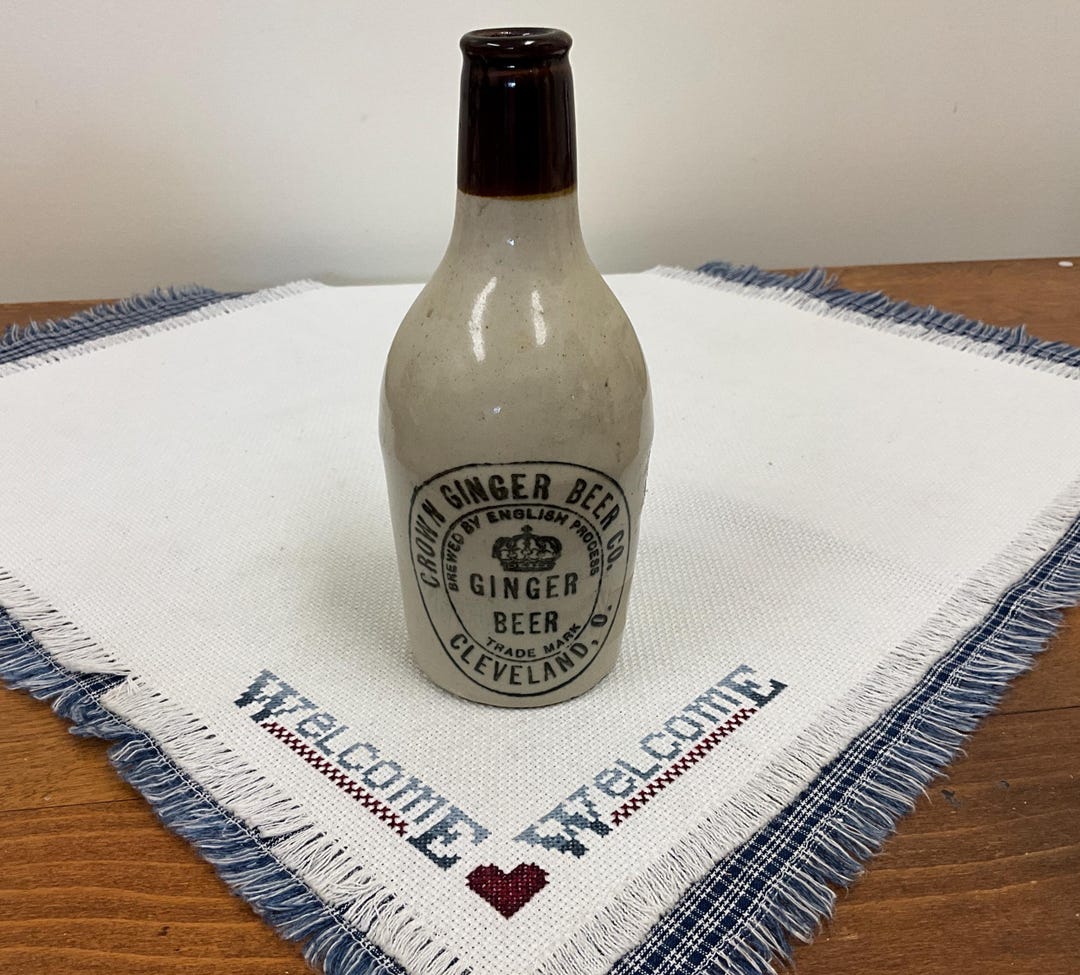Stoneware Crown Ginger Beer Bottle Cleveland Ohio - Etsy