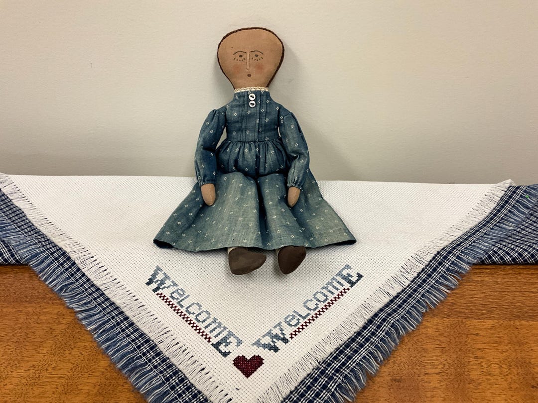 Gail Wilson Completed 10” Doll in the Historical Folk Art Series - Etsy