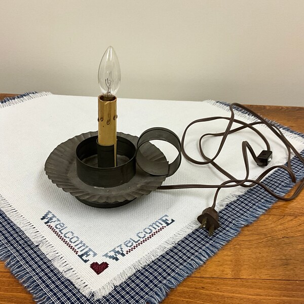 Primitive Electric Window Candle - Etsy