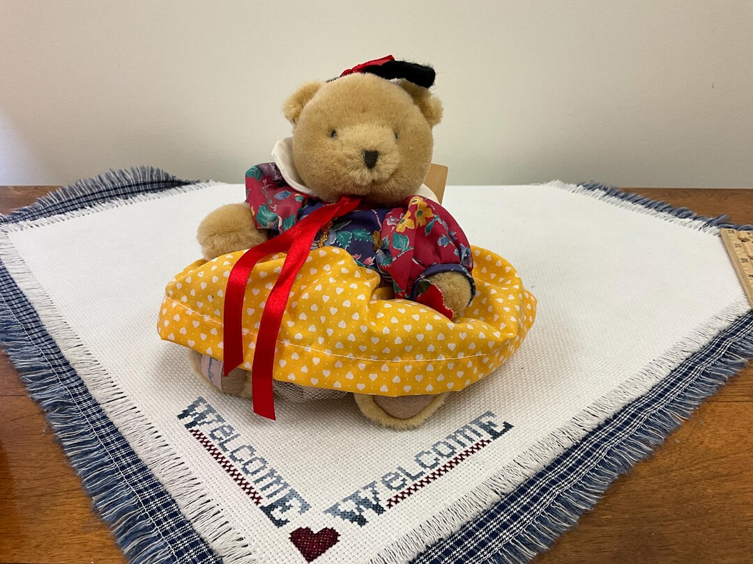 Madame Alexander 6” Plush Bear With Handmade Dress - Etsy