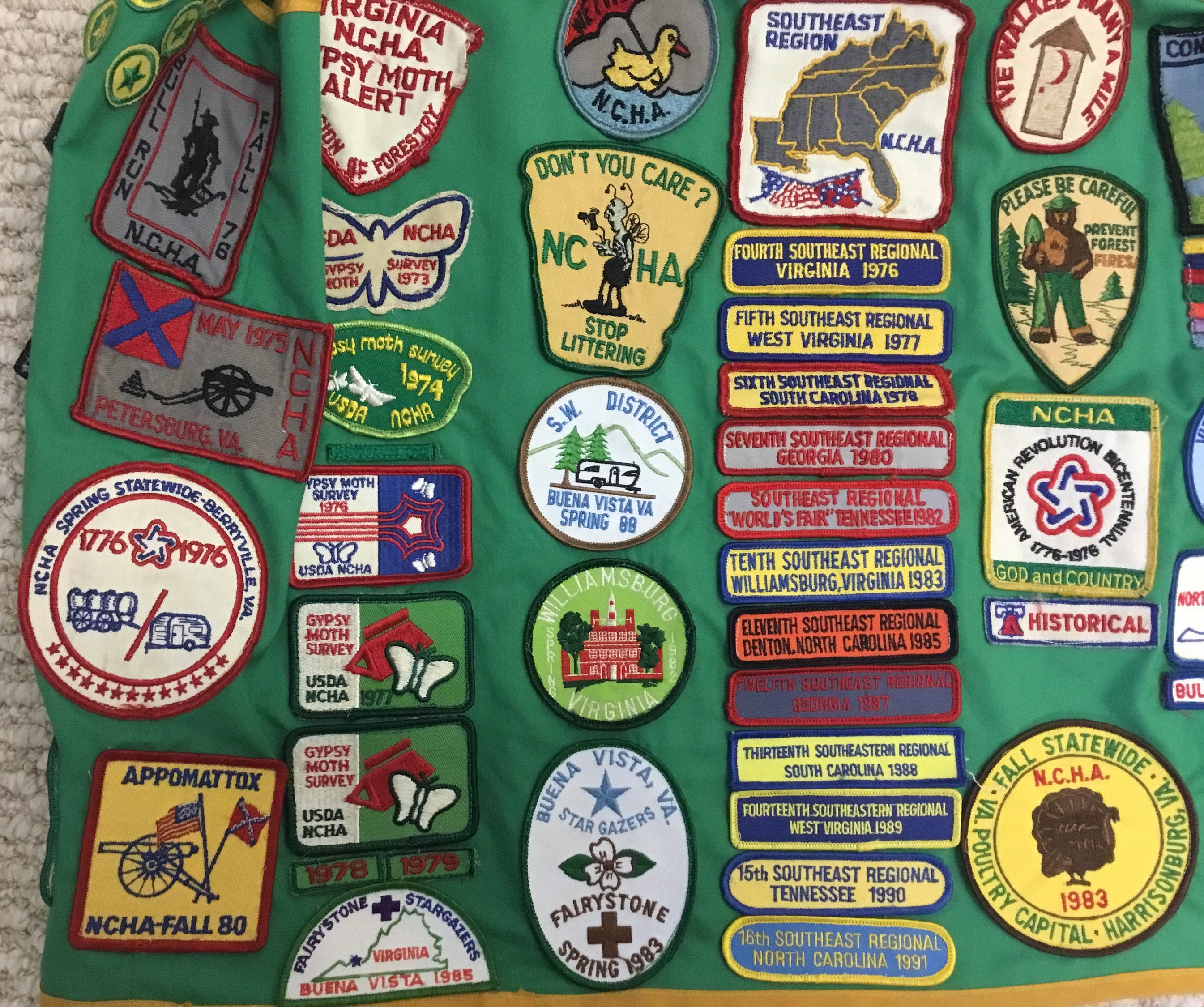 NCHA National Campers & Hikers Officer Charter Member Patch - Etsy