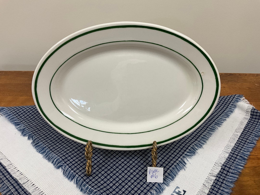 Authentic Restaurant Ware Buffalo China Oval Plate. Large Size With ...