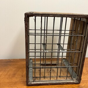 Vintage 1 Penn Dairies 65 Milk Crate, Wood and Metal 12 Metal Dividers ...