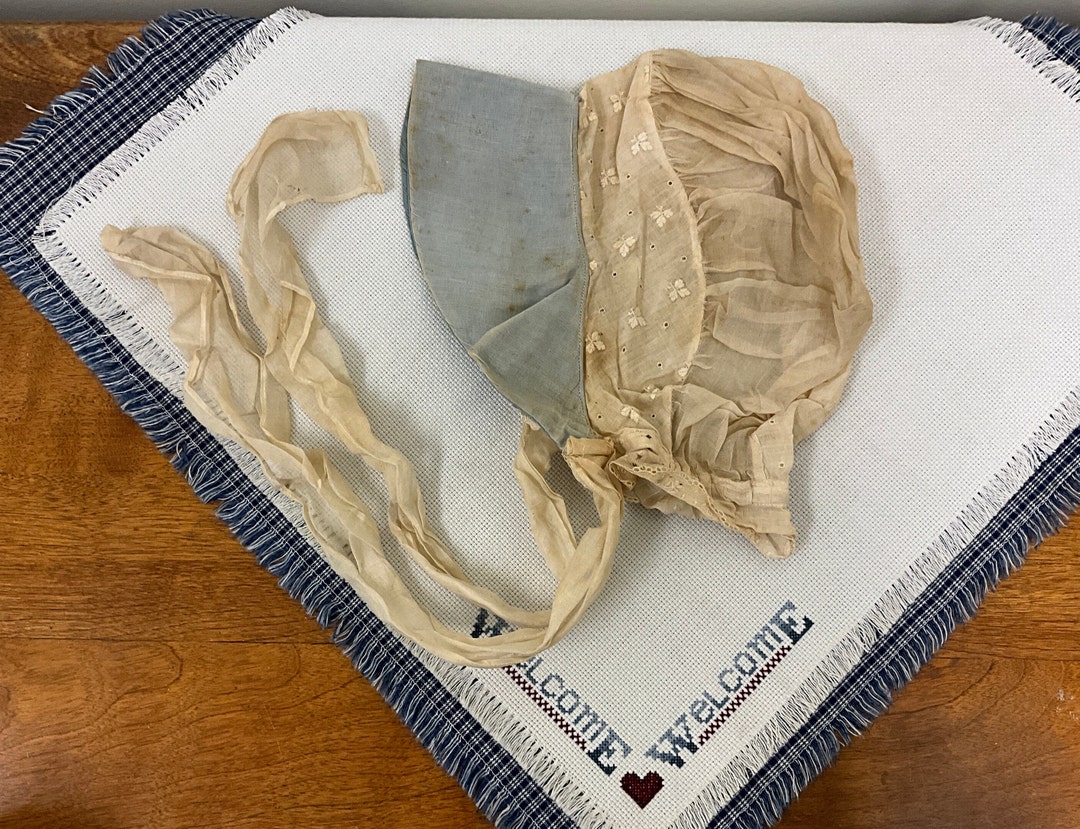 Antique Ladies Boudoir Night Bonnet With Lace 1920s - Etsy