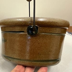 Vintage Rowe Pottery Historical Collection 2004 Stoneware Crock With ...