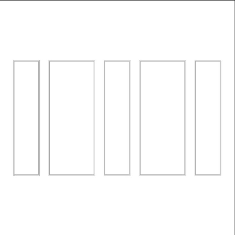 Ready to Assemble Wall Molding Kit Pieces, All Edges Precut, Factory ...