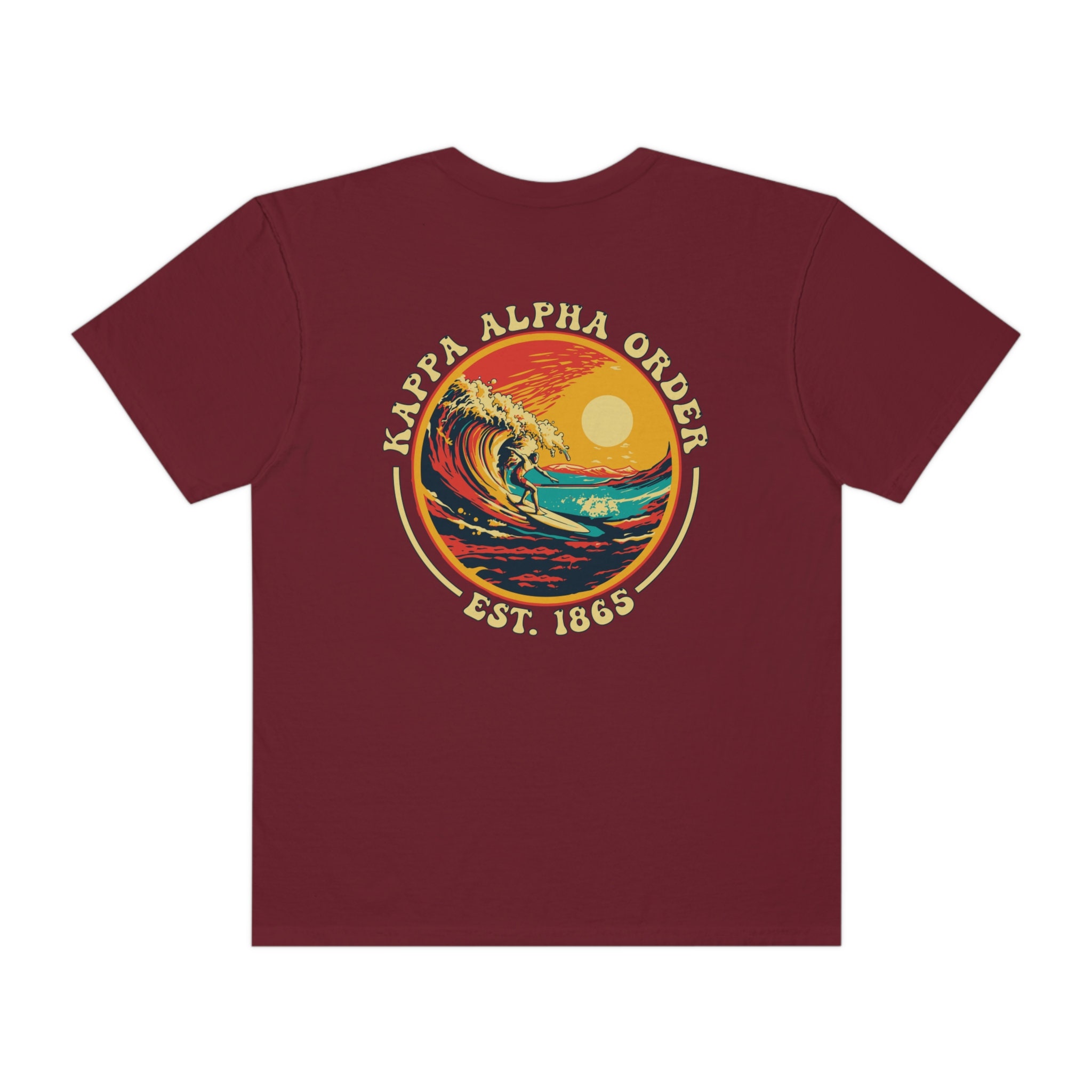 Kappa Alpha Order Fraternity Tshirt Sunset Surfer Kappa Alpha ...