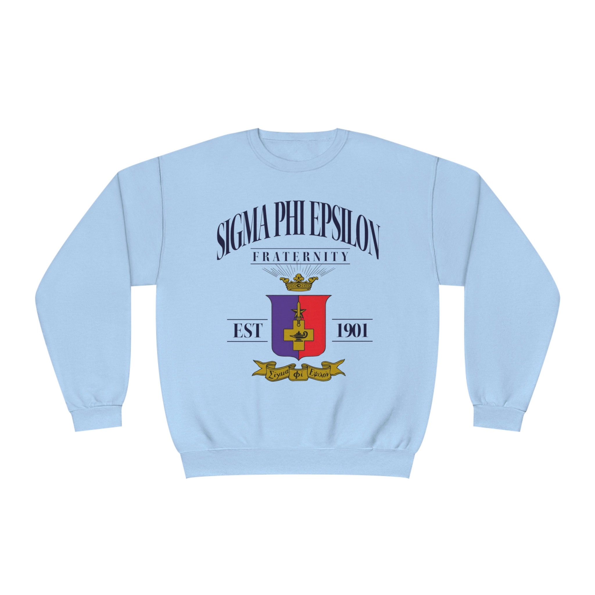 Sigma Phi Epsilon Fraternity College Comfy Crewneck Sweatshirt Sigep ...