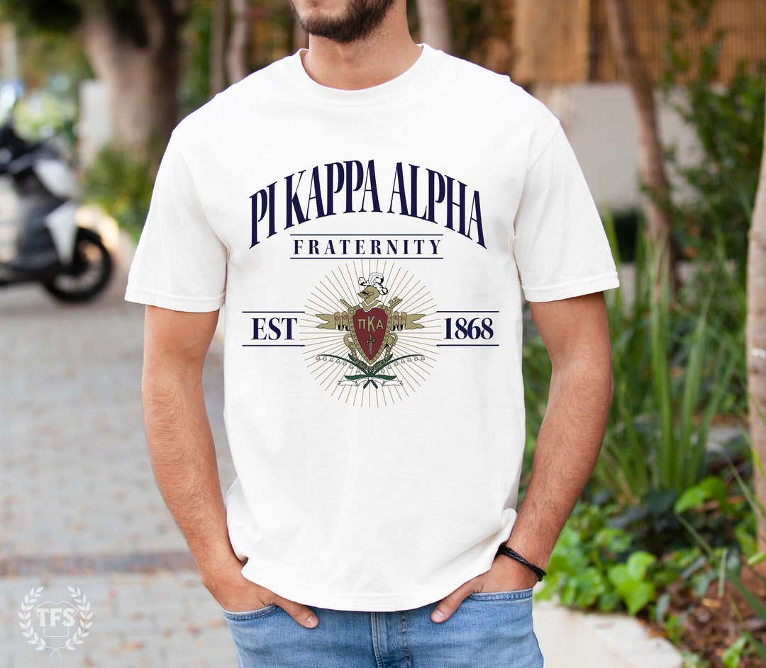 Pi Kappa Alpha Fraternity College Comfy Soft Heavyweight T-shirt | Pike ...