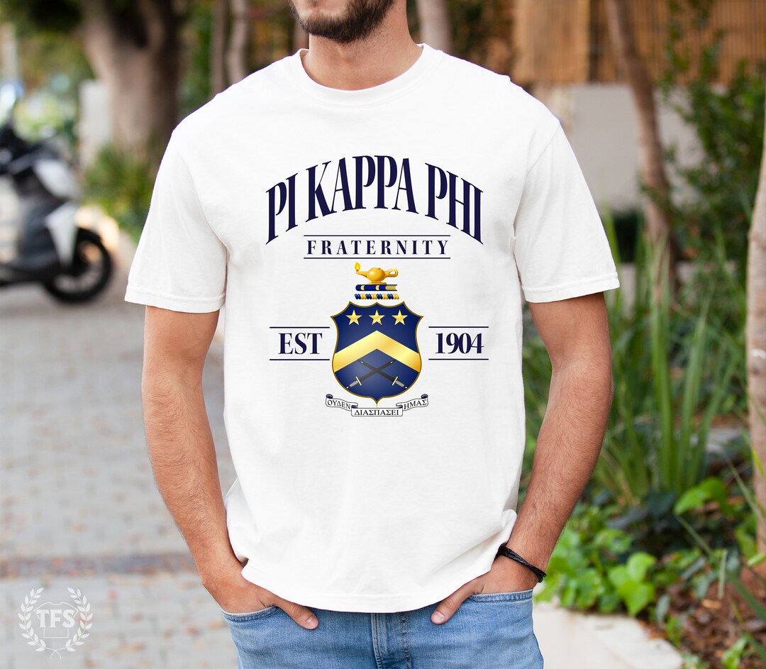 Pi Kappa Phi Fraternity College Comfy Soft Heavyweight T-shirt | Pi ...