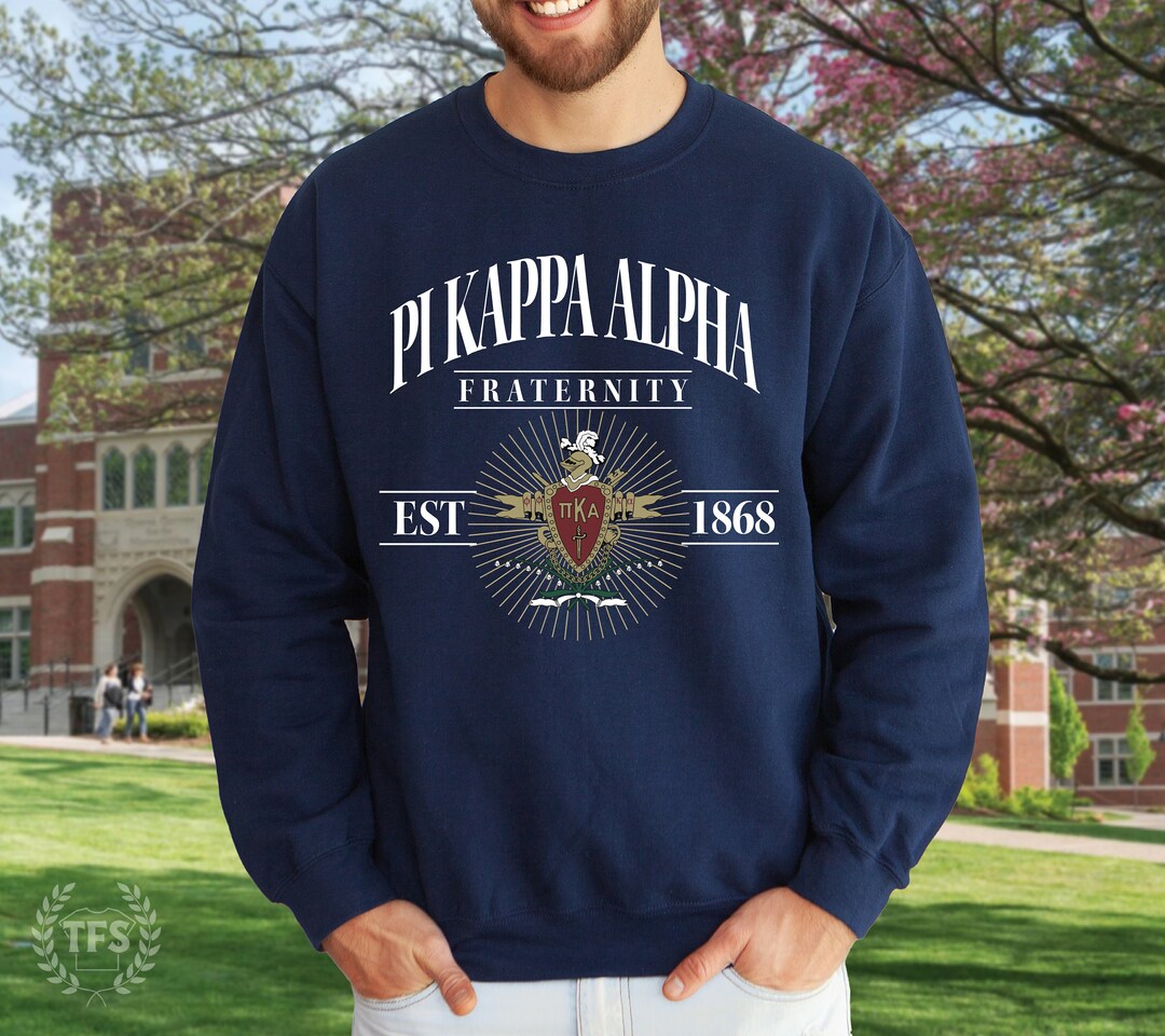 Pi Kappa Alpha Fraternity College Comfy Soft Crewneck Sweatshirt | Pike ...