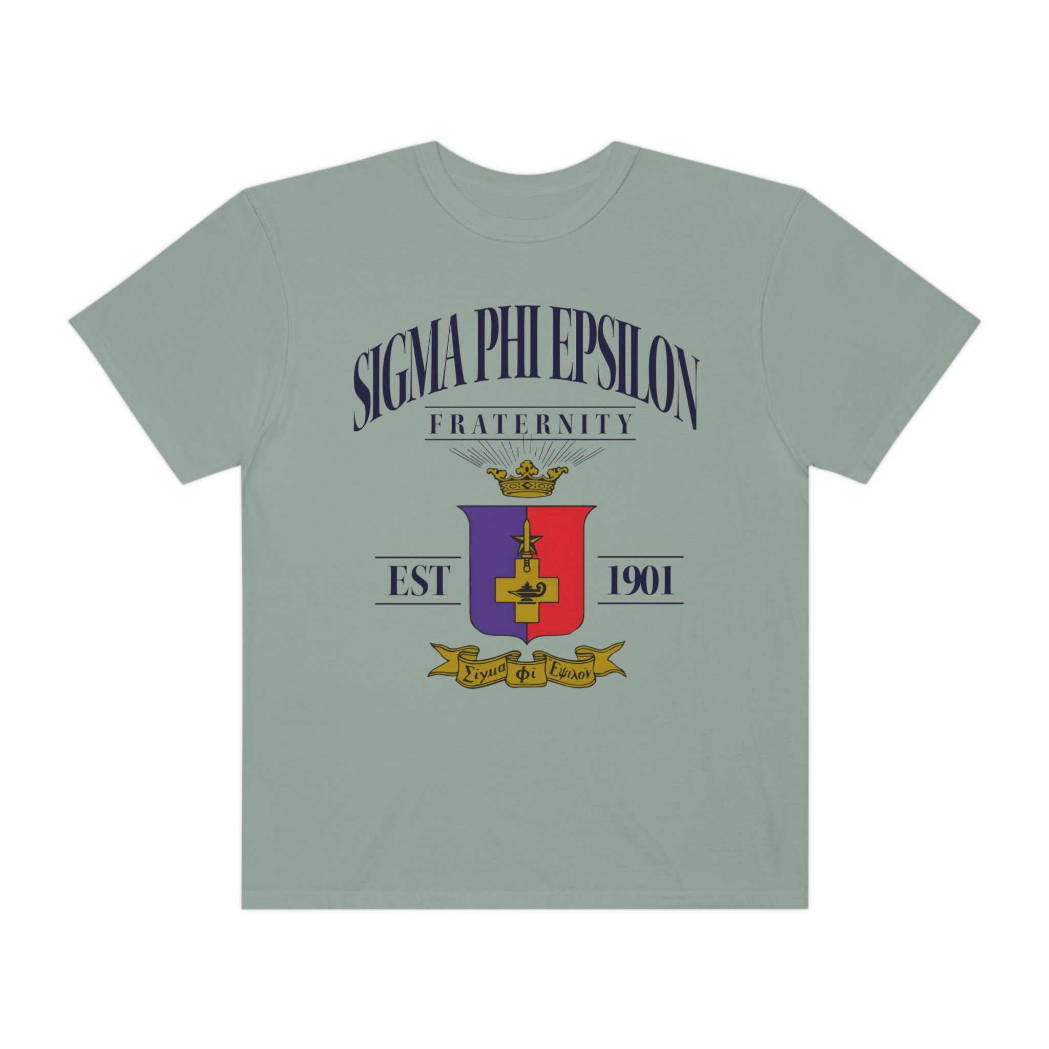 Sigma Phi Epsilon Fraternity College Comfy Soft Heavyweight T-shirt ...