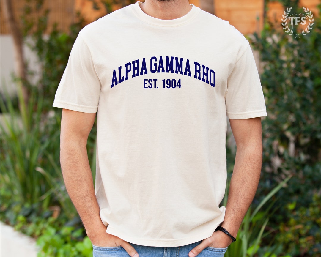 Alpha Gamma Rho Fraternity College Comfy Soft Heavyweight T-shirt | AGR ...