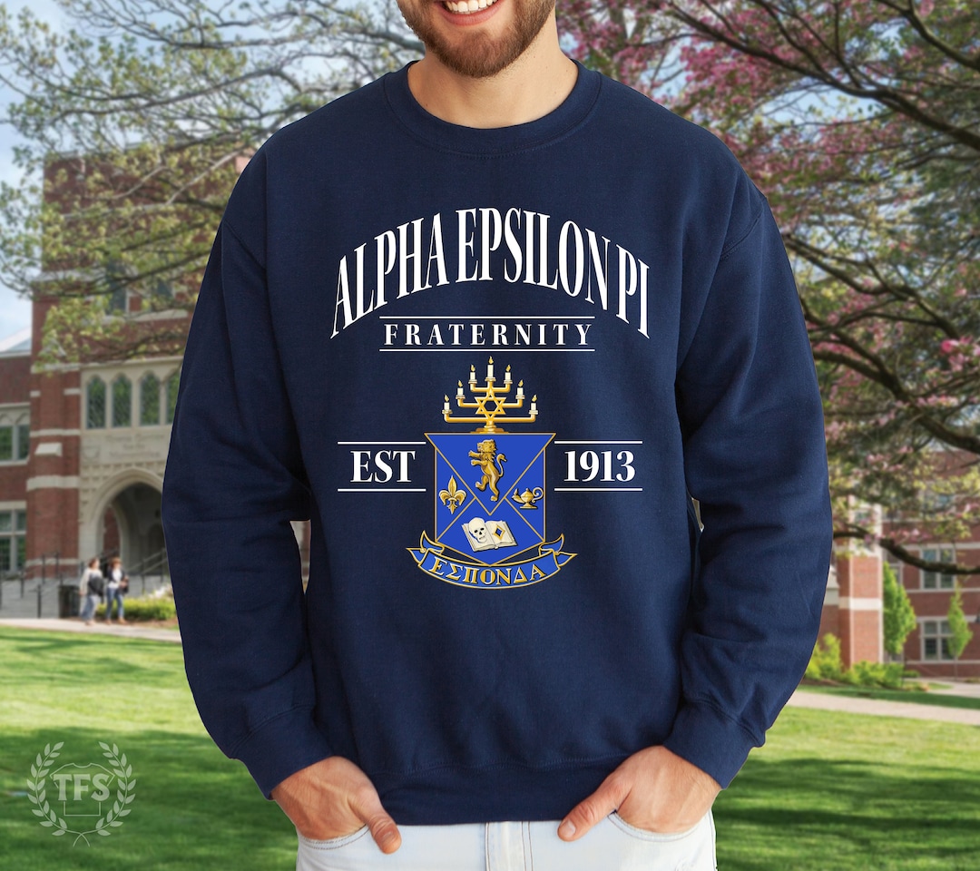 Alpha Epsilon Pi Fraternity College Comfy Soft Crewneck Sweatshirt ...