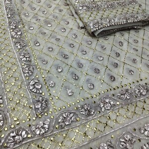 Wedding Collection Heavy LCD Gota & Mukesh Work Bridal Giff Party Wear ...