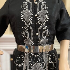 Filipino National Dress Linen Organza Barong Tagalog With 3/4 Sleeves ...