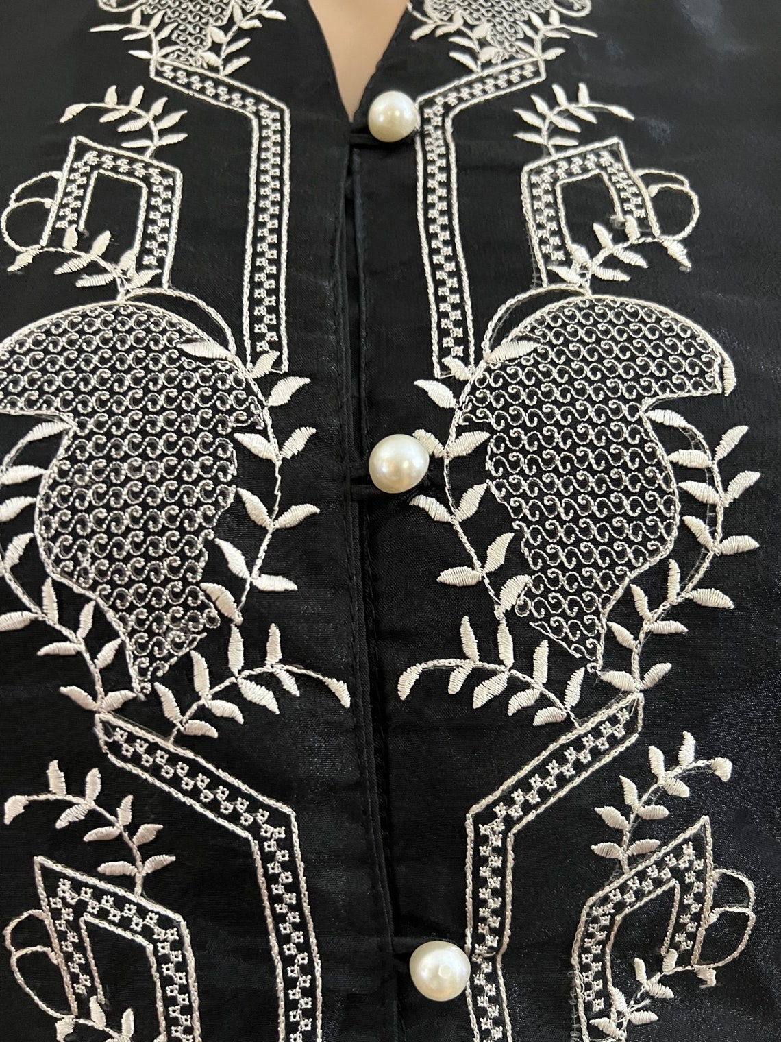 Filipino National Dress Linen Organza Barong Tagalog With 3/4 Sleeves ...