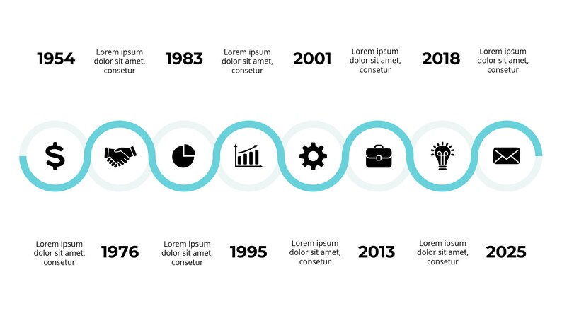 50 Timeline Infographic Templates - AI, EPS, PSD, Powerpoint, Keynote ...