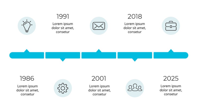 50 Timeline Infographic Templates - AI, EPS, PSD, Powerpoint, Keynote ...