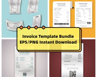 Invoice Template Png - Etsy