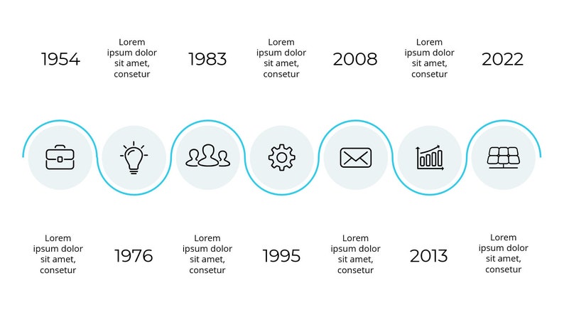 50 Timeline Infographic Templates - AI, EPS, PSD, Powerpoint, Keynote ...