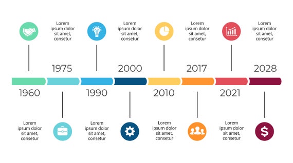 Infographic Timeline Psd