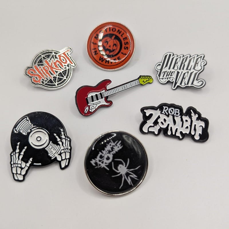 Band Pins - Etsy