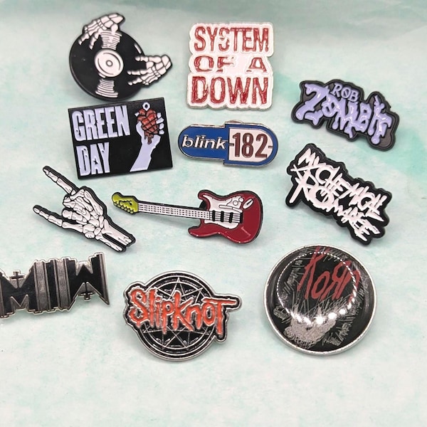 Band Pins - Etsy