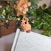 Crochet Capybara Bookmark: Handmade Cotton Animal Lover Gift - Etsy