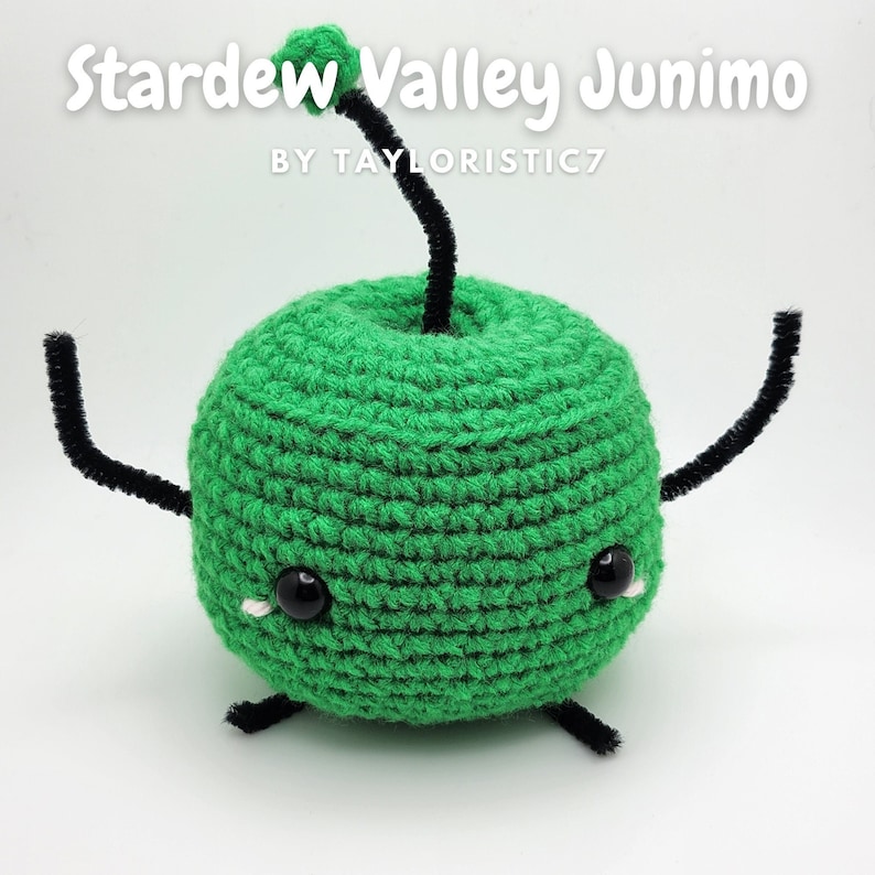 Junimo Crochet Plush Amigurumi Stardew Valley Stuffed Plushie Stardew ...