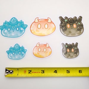 Genshin Slime Stickers Video Game Stickers - Etsy