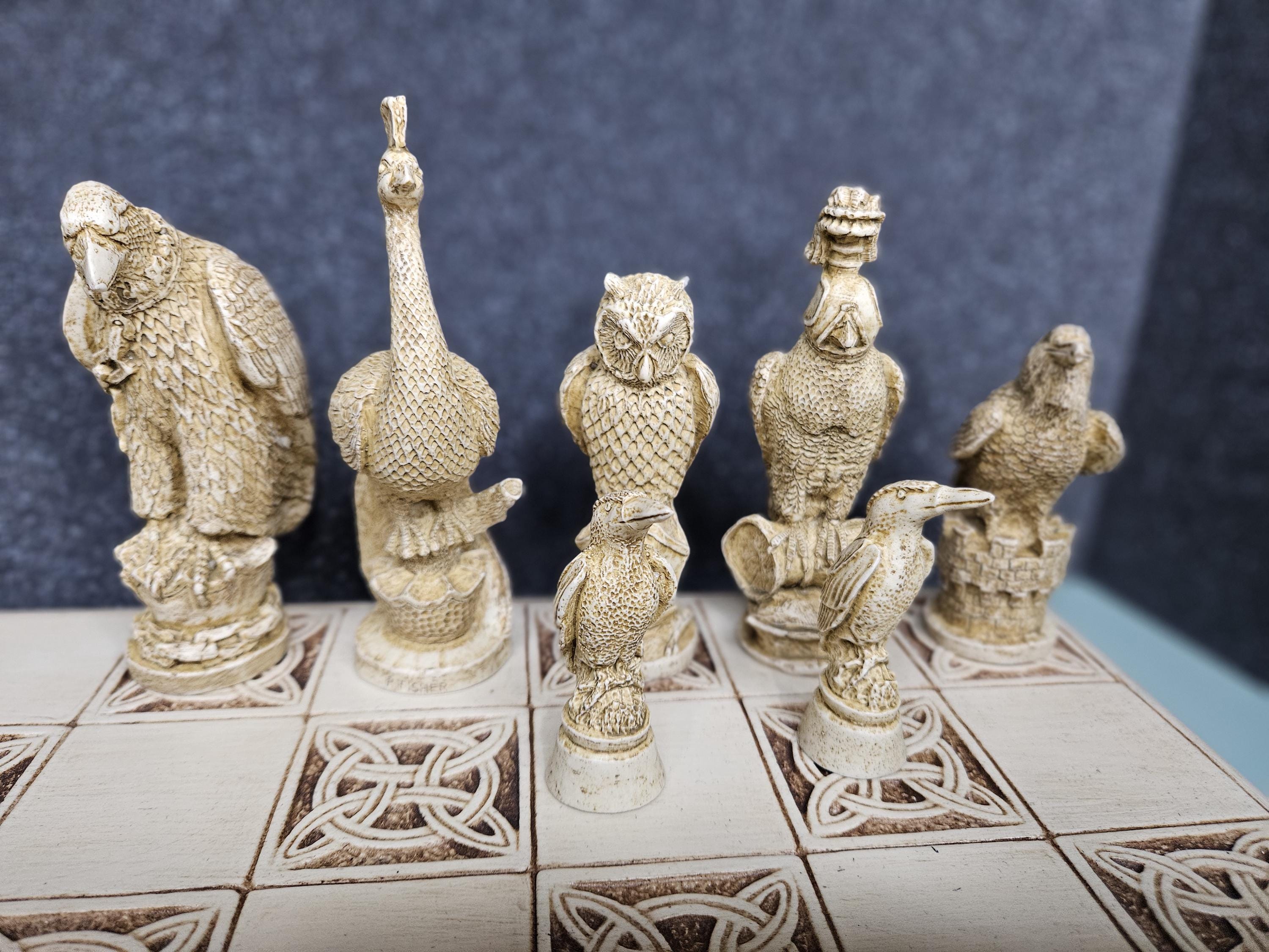 British Birds Chess Set - Etsy UK