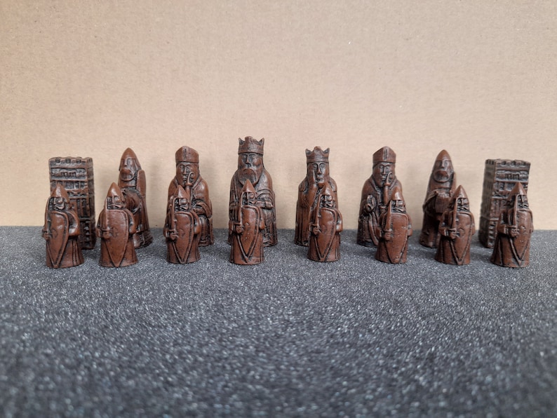 Miniature Isle of Lewis Chess Set - Etsy