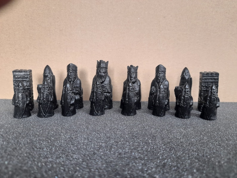 Miniature Isle of Lewis Chess Set - Etsy