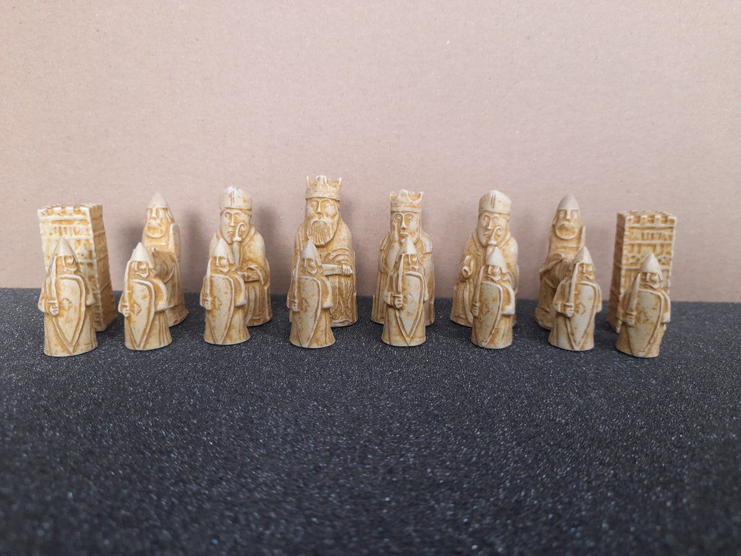 Miniature Isle of Lewis Chess Set - Etsy