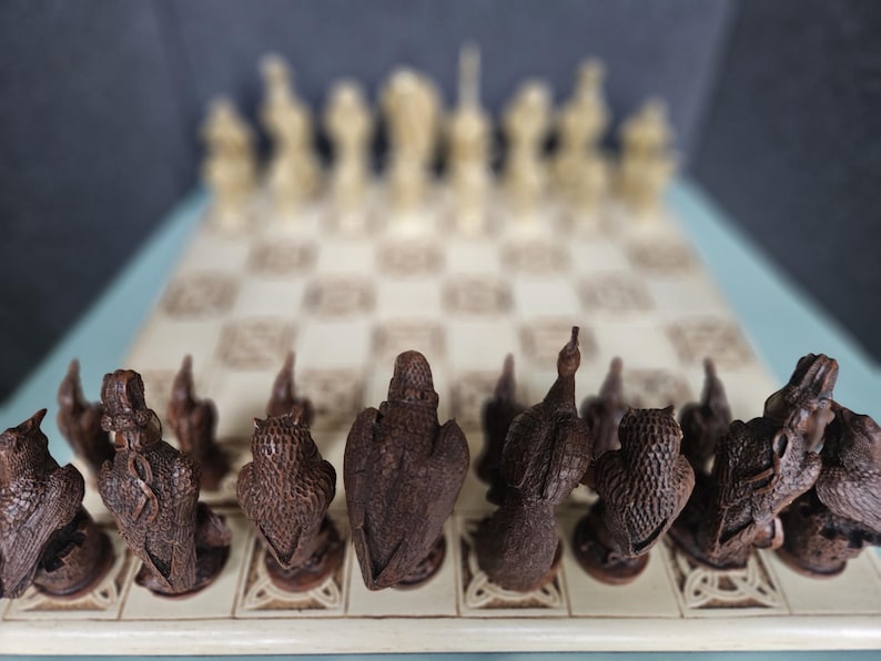 British Birds Chess Set - Etsy UK