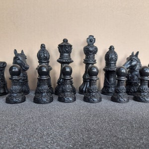 Ornate Staunton Chess Set - Etsy UK
